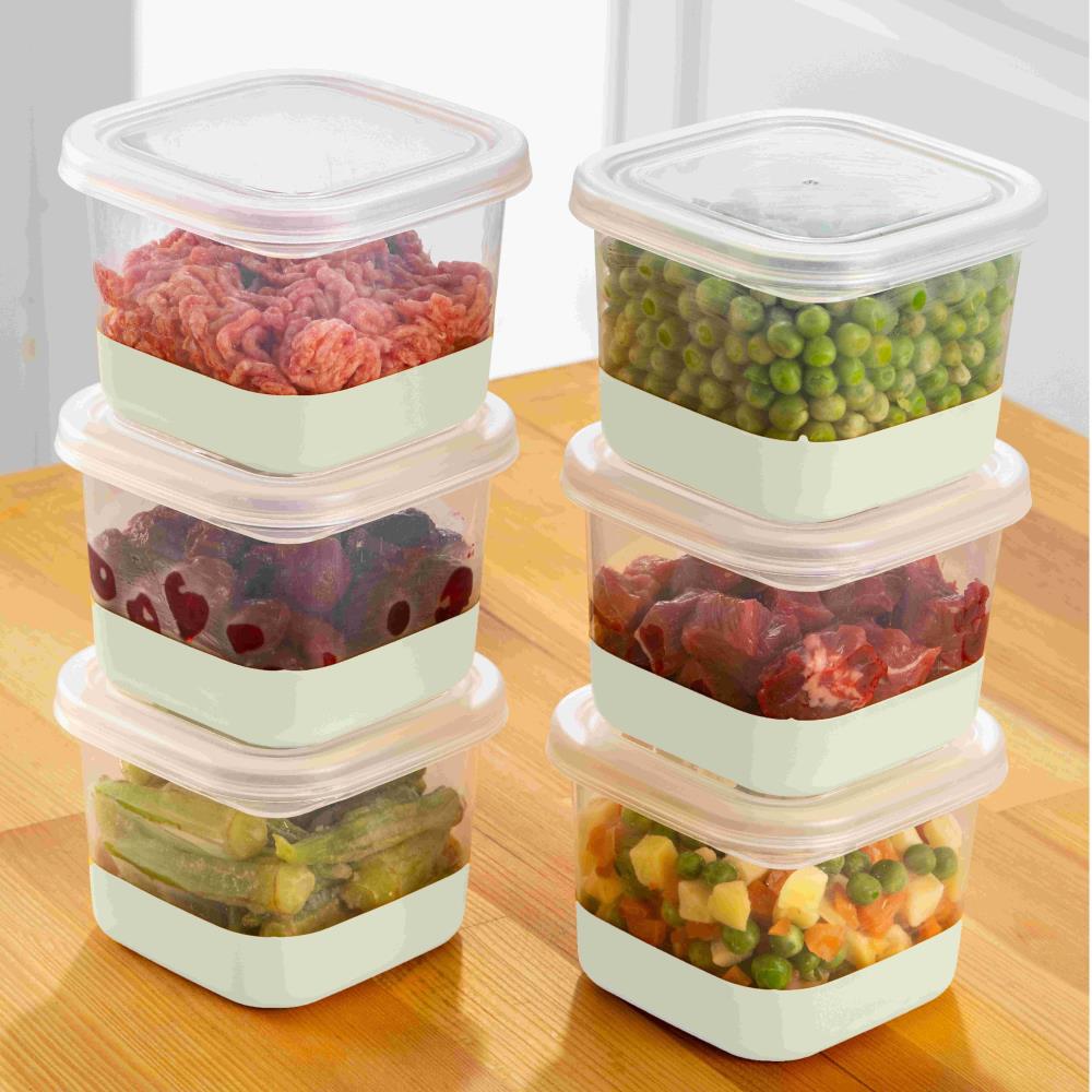 Vienev 6 Piece 550 ml Silicone Based Deep Freezer - Freezer Storage ...