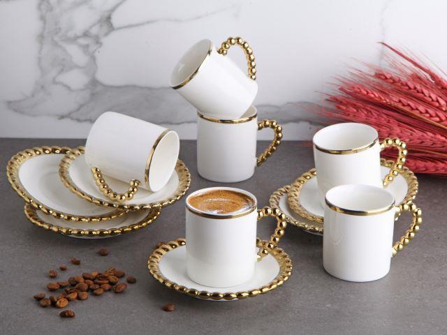 Gönül Porselen 6'Lı Fincan Takımı G3234 Mehmet Efendi Kahvesi Hediye.