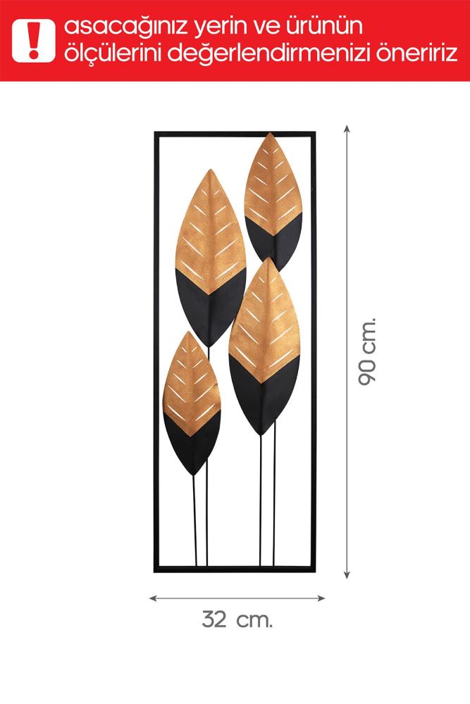 DORELİNE DoreArt Elda Metal Duvar Tablosu, Ev Ofis Duvar Panosu.