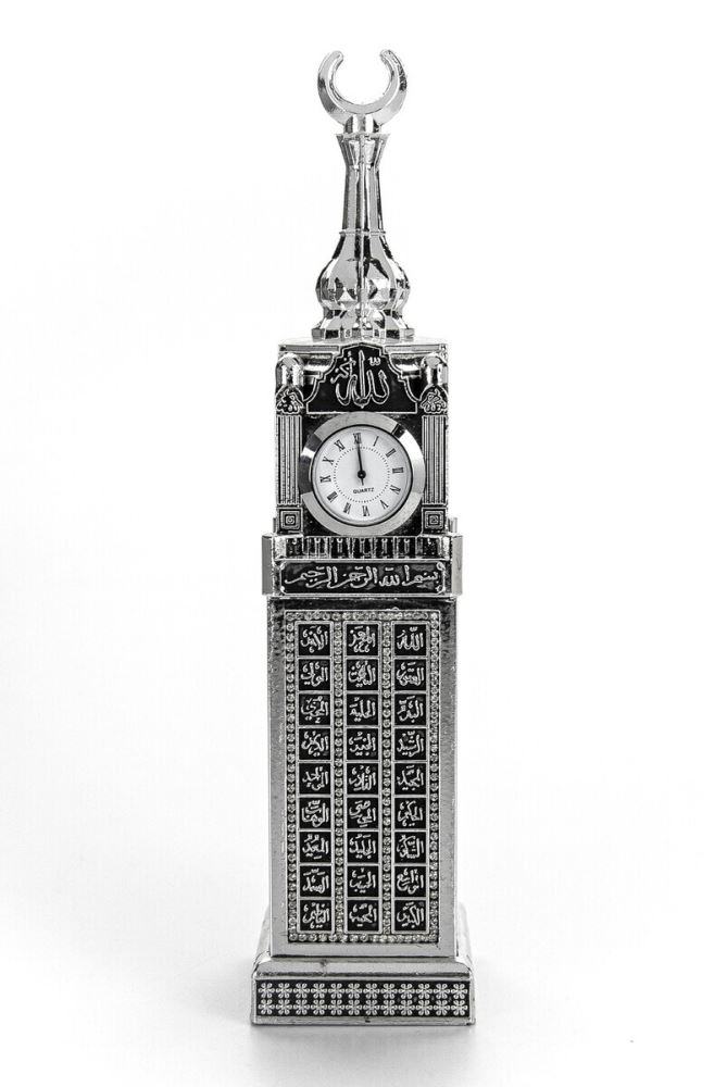 Kaaba Zamzam Tower with Clock Small Size Miniature Model Religious Gift ...