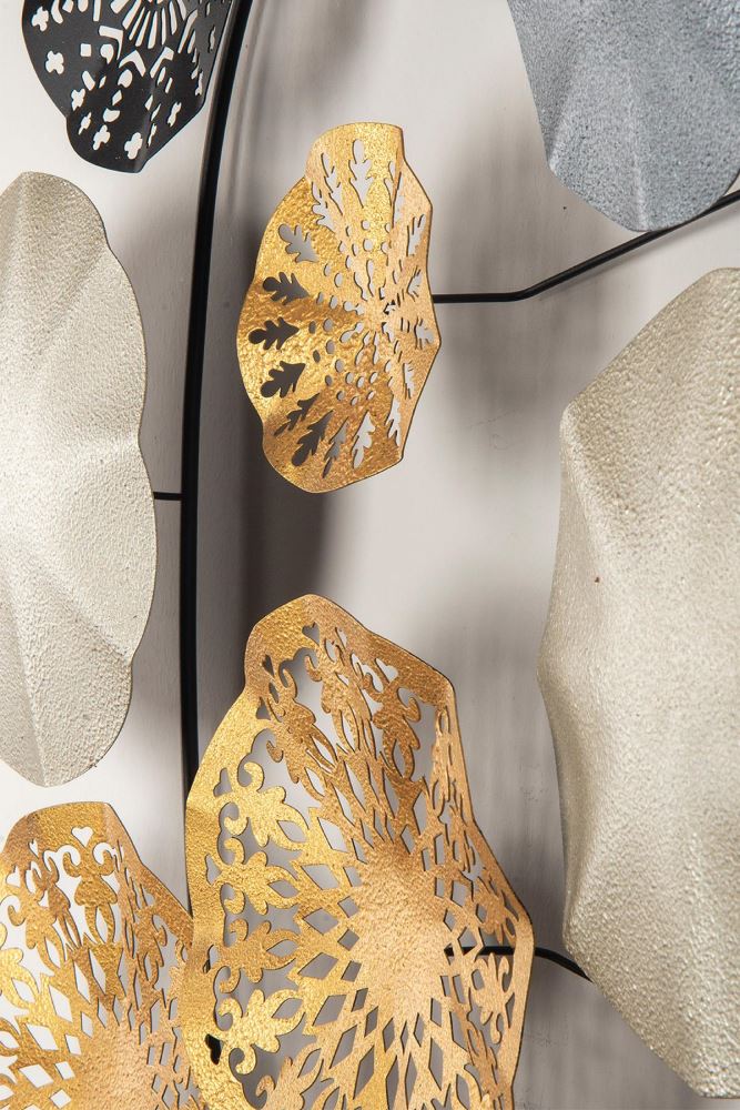 DORELİNE DoreArt Round Metal Duvar Tablosu, Ev Ofis Duvar Panosu.