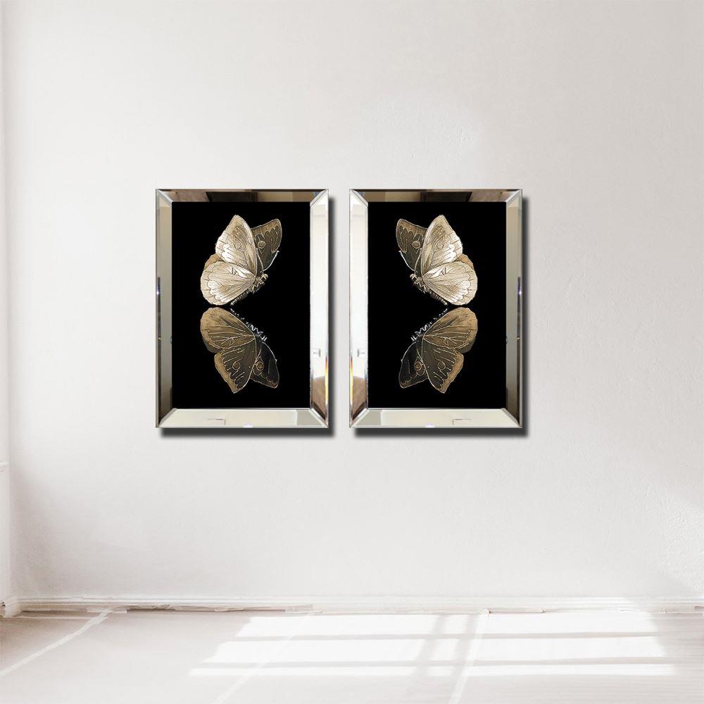 Artmoda Dekoratif Aynalı Tablo 2'li Set DR-131.