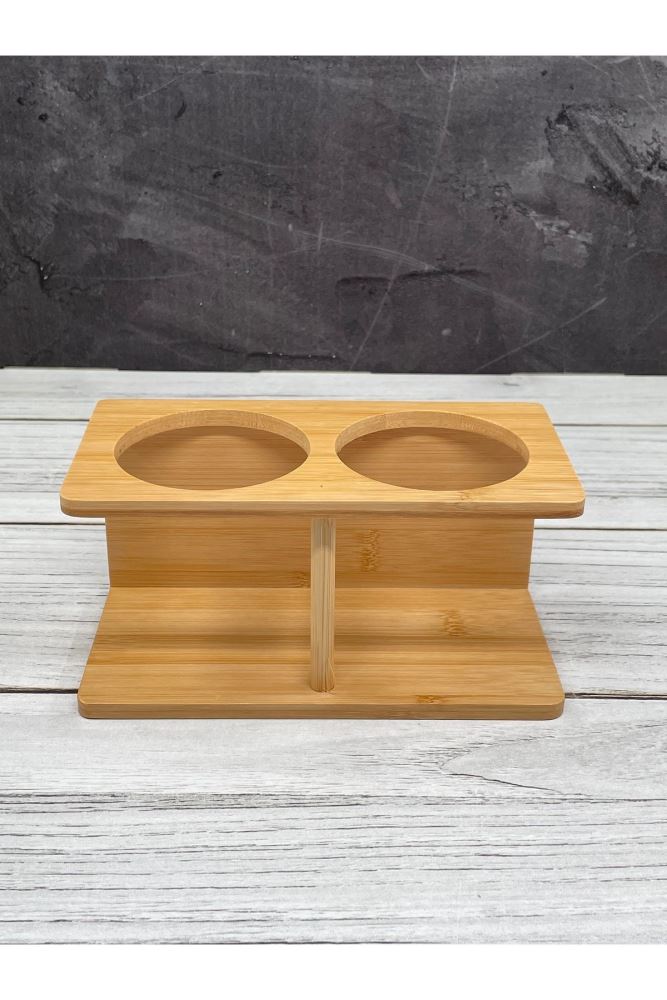 Büyük Boy Bambu Stand Tezgah Üstü Yağlık Organizeri Yağdanlık Standı ...