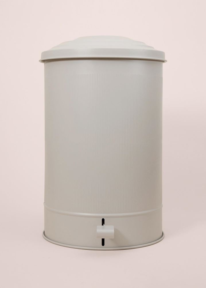 Stripe Kitchen Trash Can Beige 37 Lt.