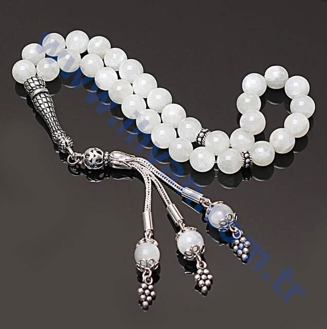 Ay Taşı Tesbih (925 AYAR GÜMÜŞ).